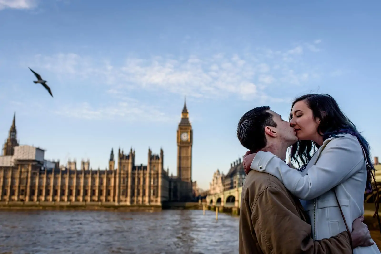 Central London Engagement Photography | Tower Bridge, London Eye