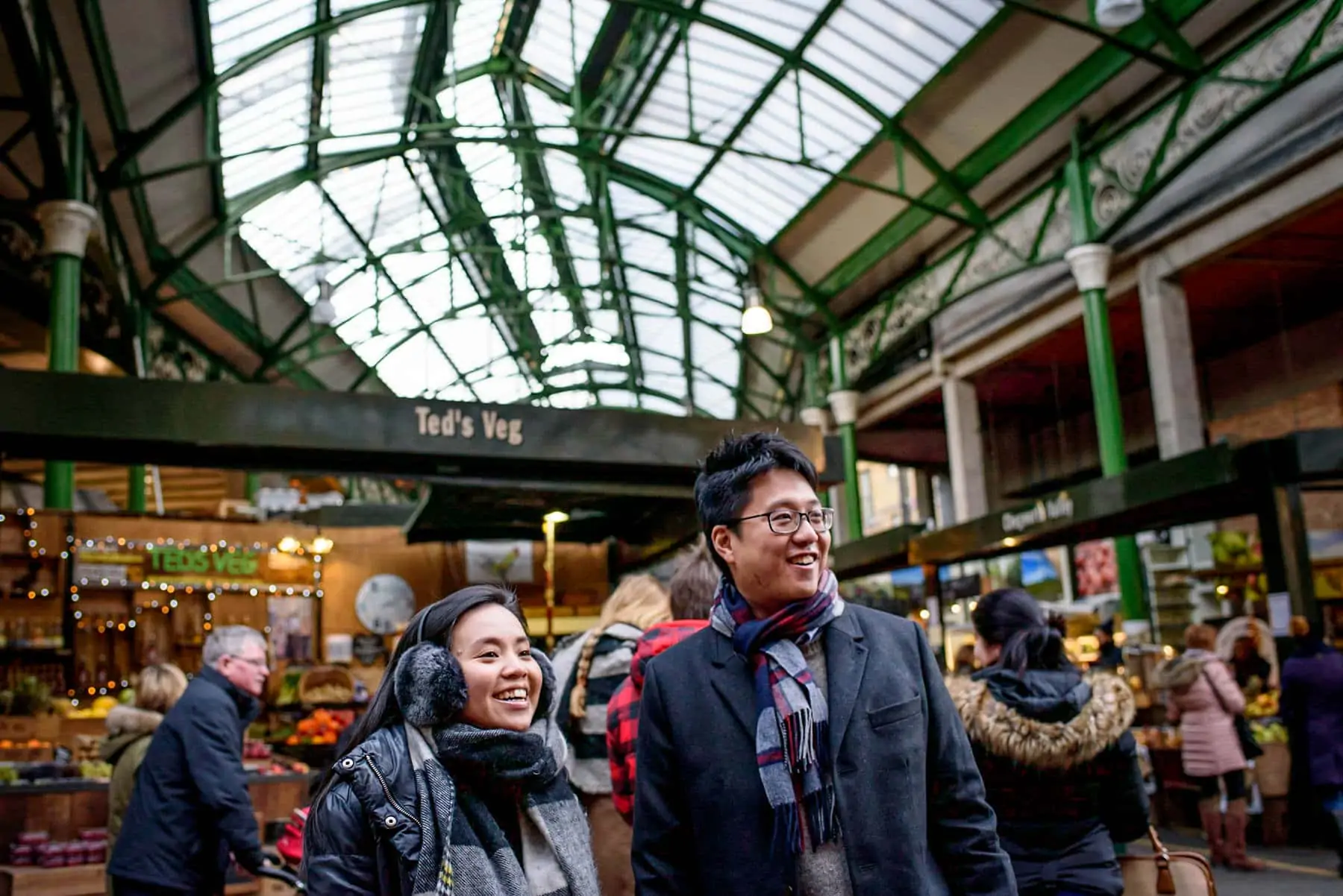 Borough Market Engagement Photography Shoot in London